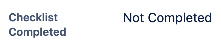 Checklist Custom Fields
