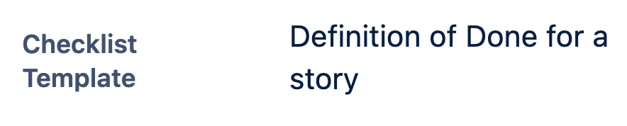 Checklist Custom Fields