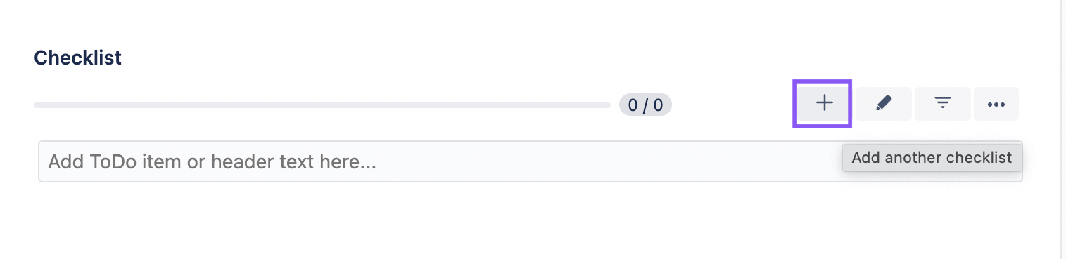 Checklist Names, Headers and Separators