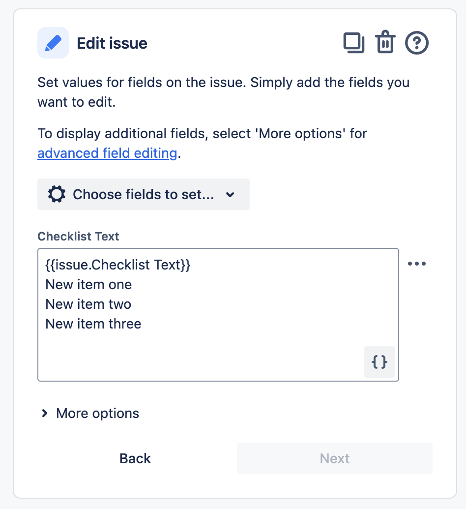 Jira Action Items